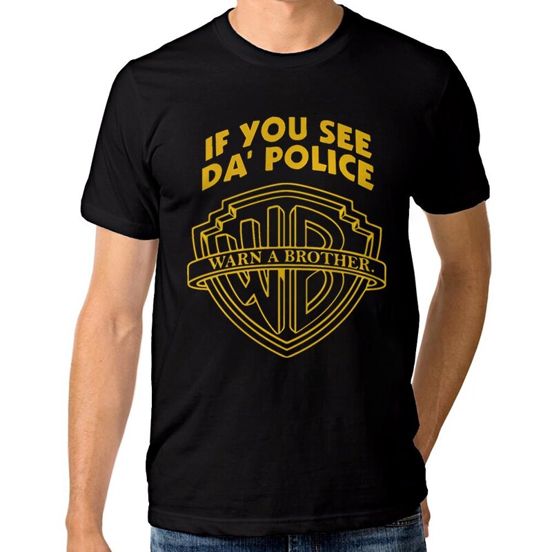 If You See Da Police Warn a Brother Shirt - Etsy