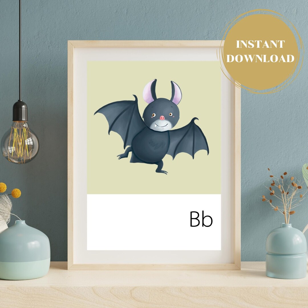 B Alphabet Poster / Educational Printable / ABC Poster / Educational ...