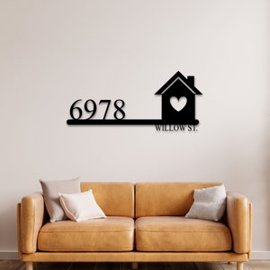 Personalized House Signs SVG DXF Custom Address Sign Laser Cut House ...