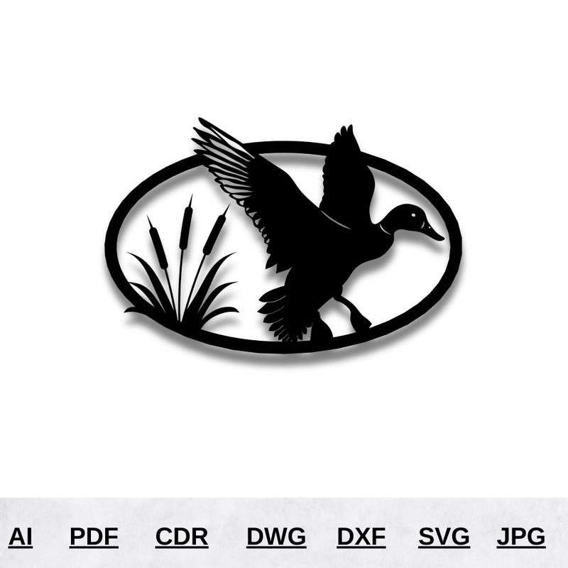 Duck Silhouette - Etsy