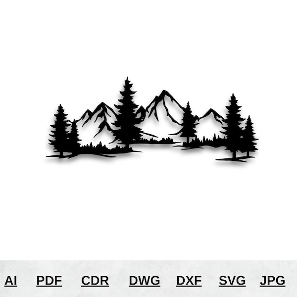 Dxf Files Nature - Etsy