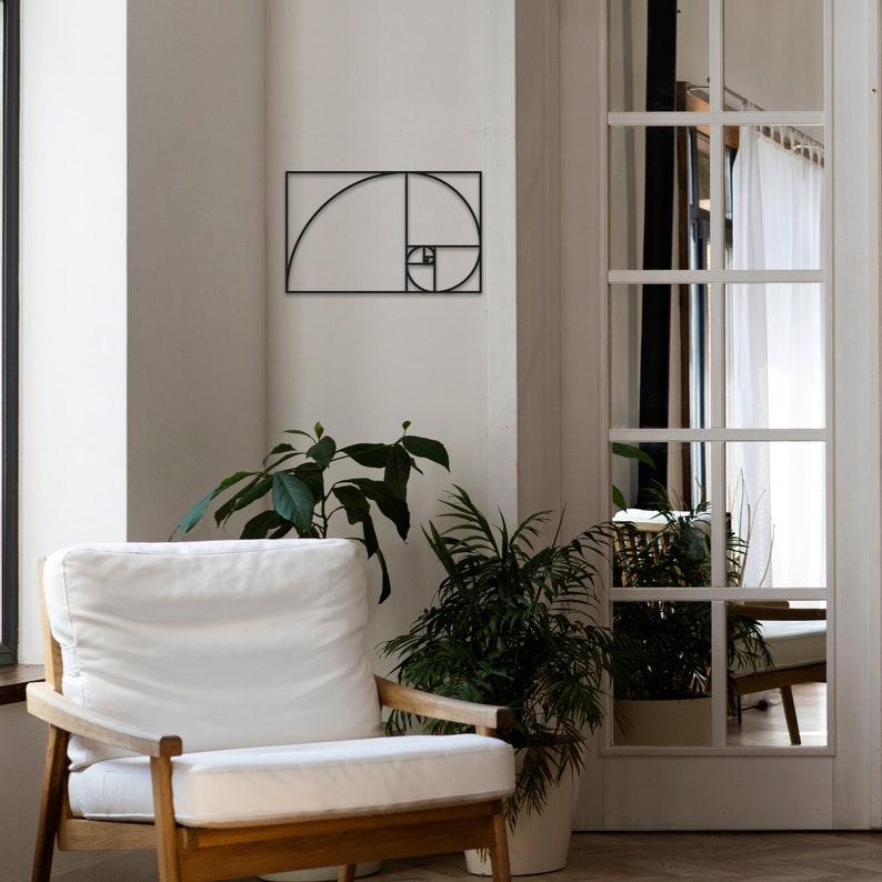 Golden Ratio Laser DXF SVG Metal Wall Decor Cut File for Laser ...