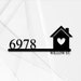 Personalized House Signs SVG DXF Custom Address Sign Laser Cut House ...