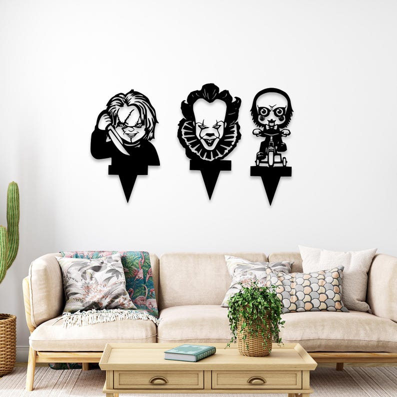 Horror Character SVG Laser Cut Files | Halloween Decor (digital ...