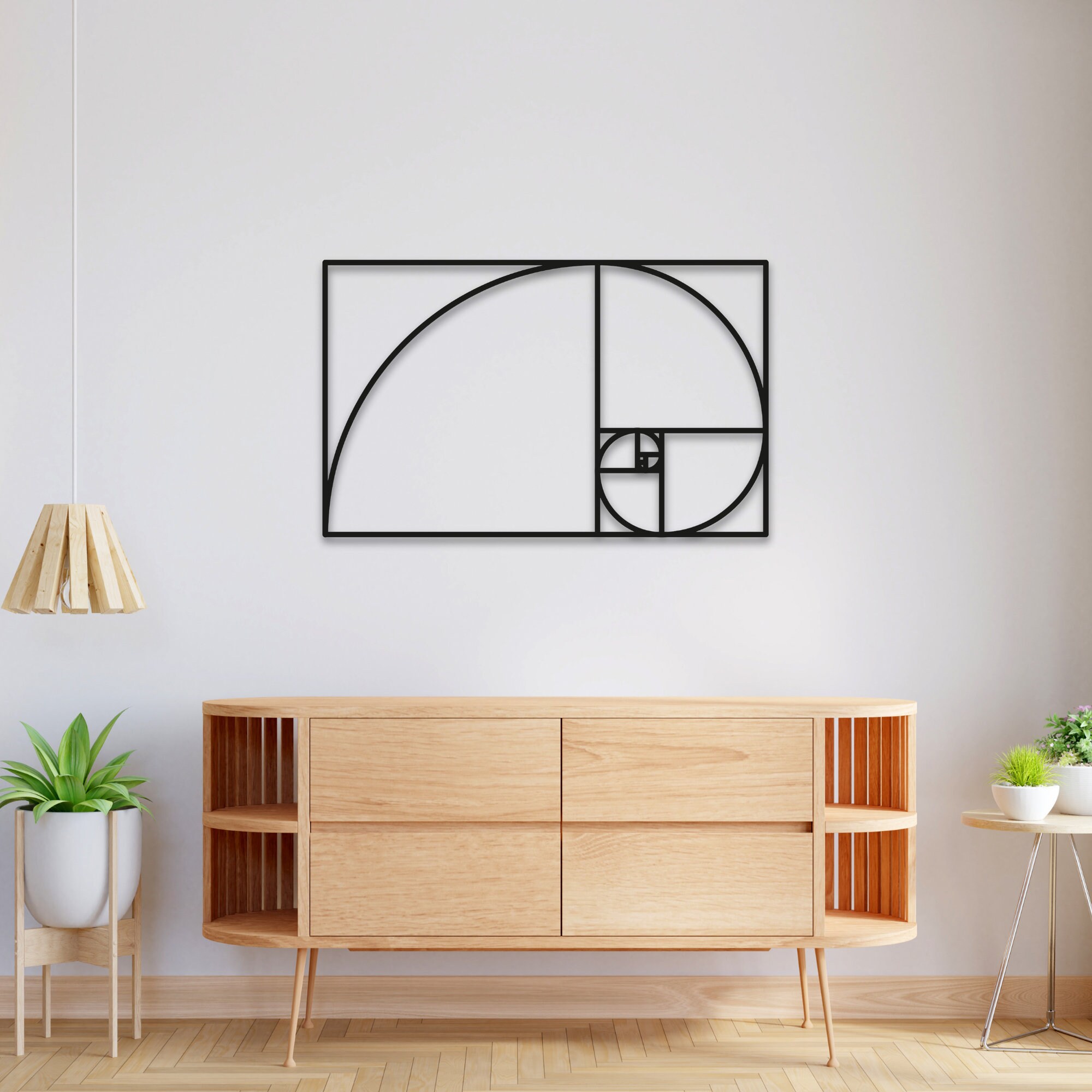 Golden Ratio Laser DXF SVG Metal Wall Decor Cut File for Laser ...