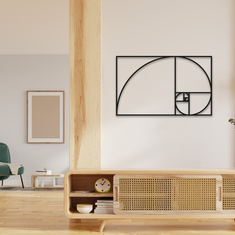 Golden Ratio Laser DXF SVG Metal Wall Decor Cut File for Laser ...