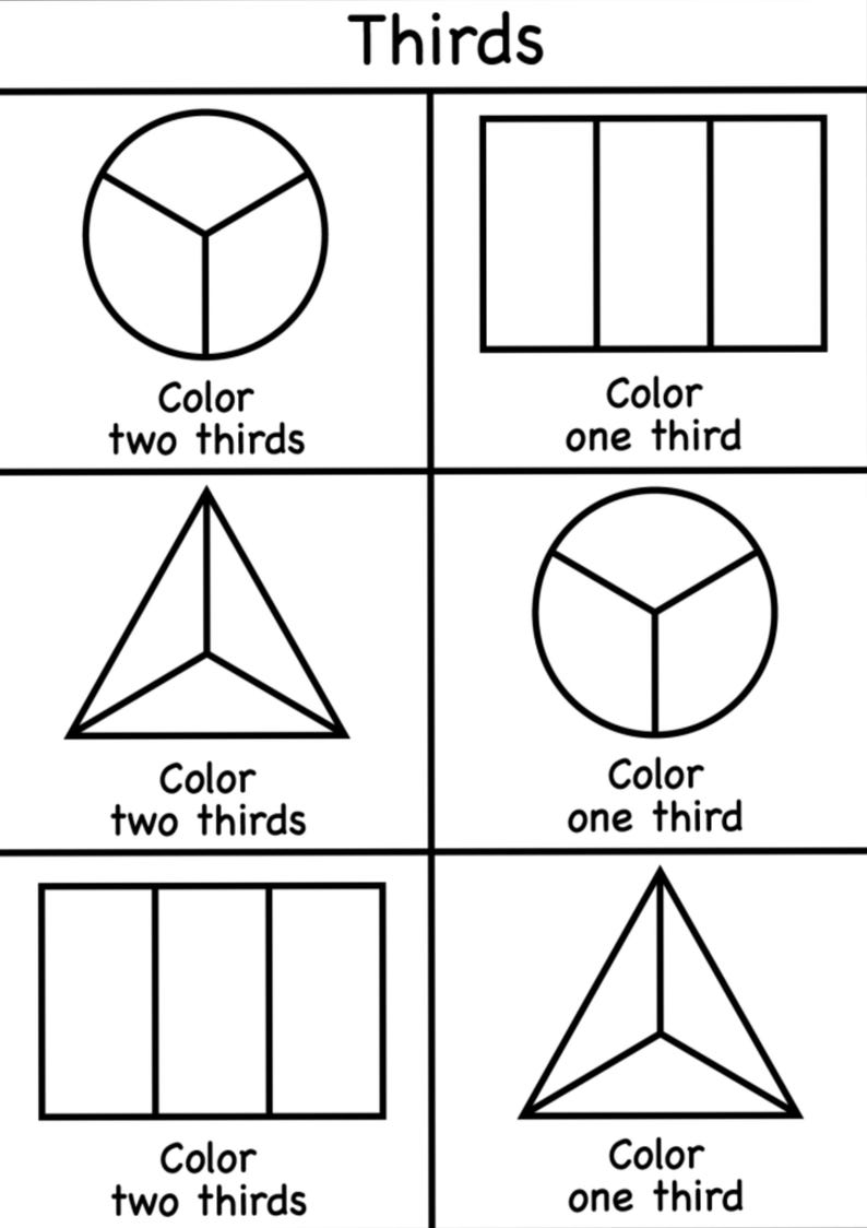 Learning Fractions Worksheets – Fun & Educational Printables - Etsy