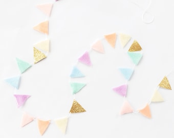 Pastel Bunting | Etsy