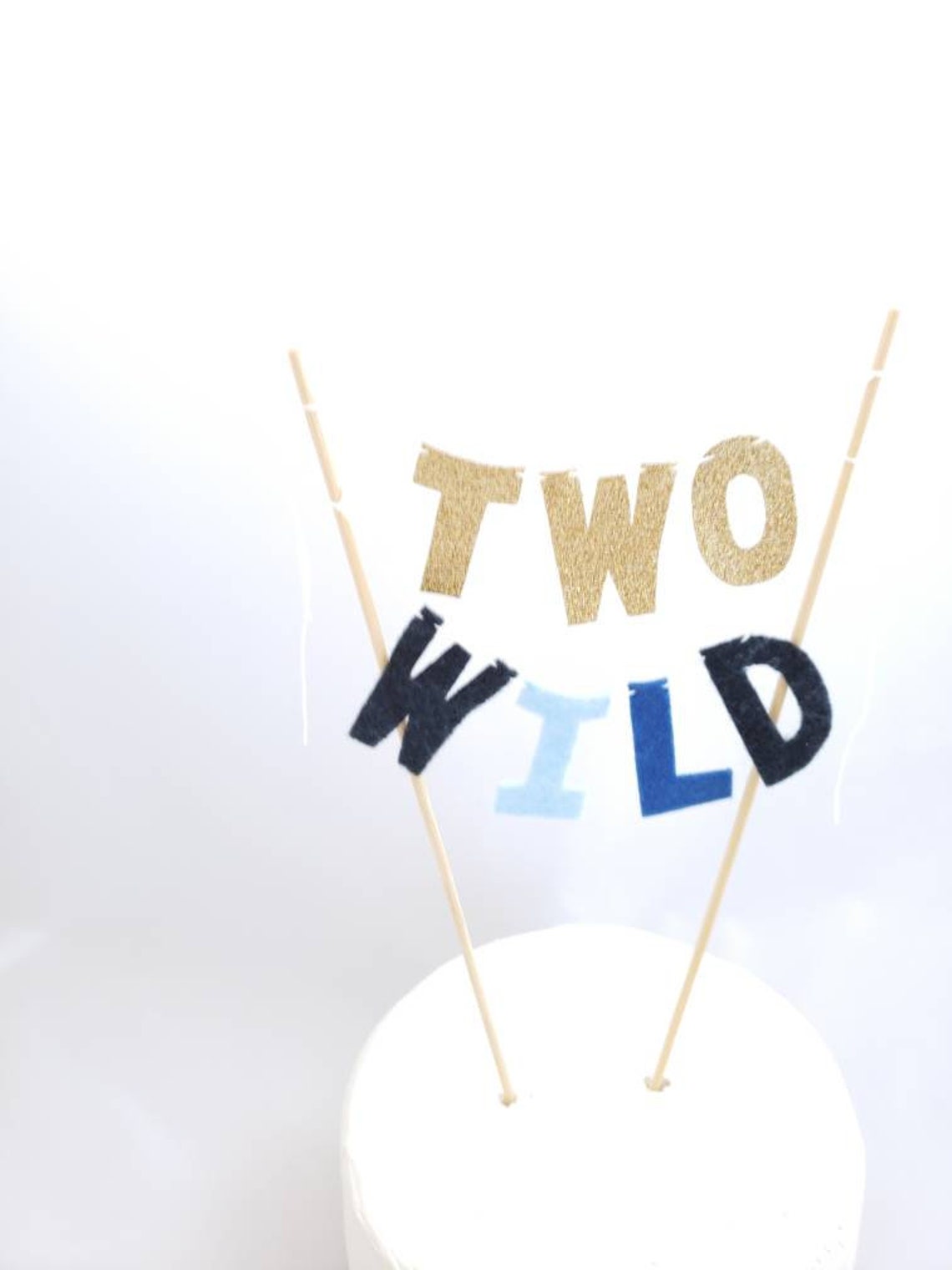 TWO WILD Cake Topper - Jungle Cake Topper - Into the Wild Cake Banner ...
