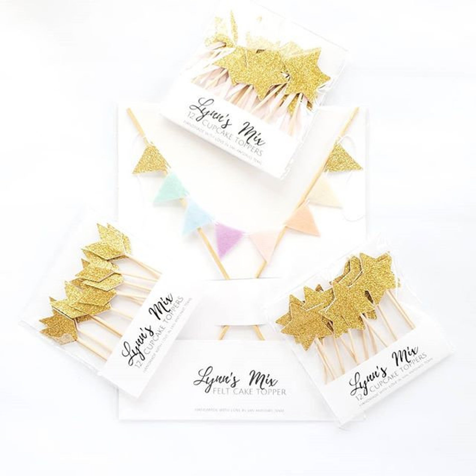 CUSTOM Flag Cake Topper Pink Felt Cake Topper Be My | Etsy