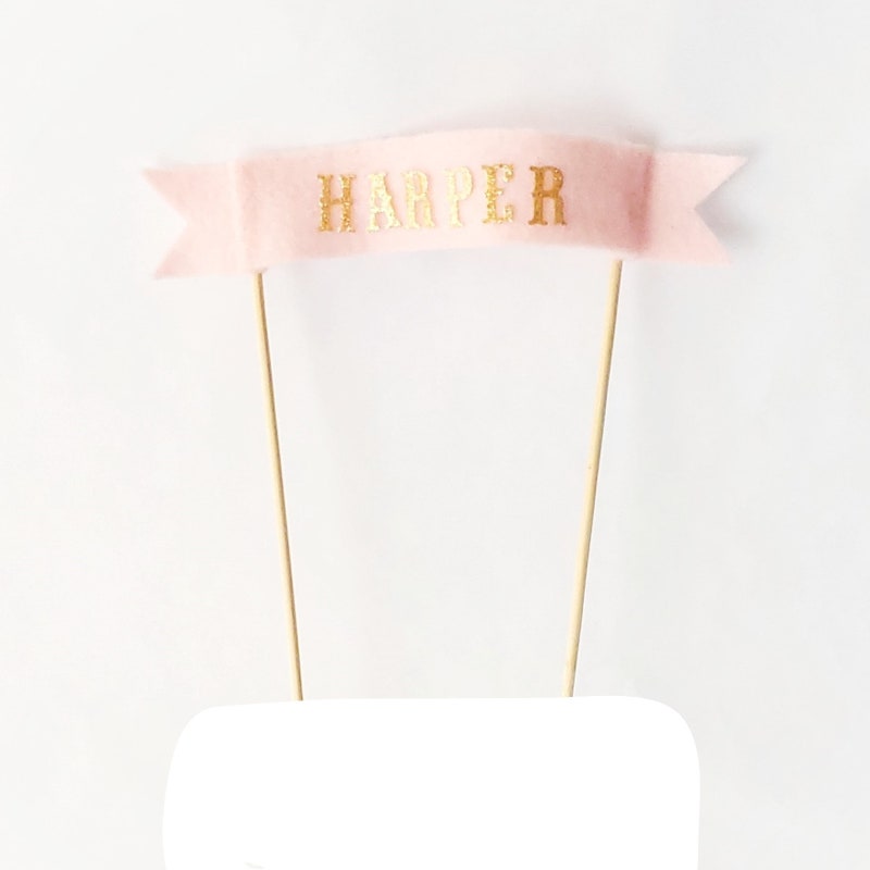 Banner Cake Topper - Etsy