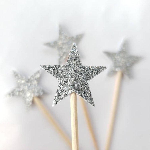 Glitter Star Toppers - Etsy