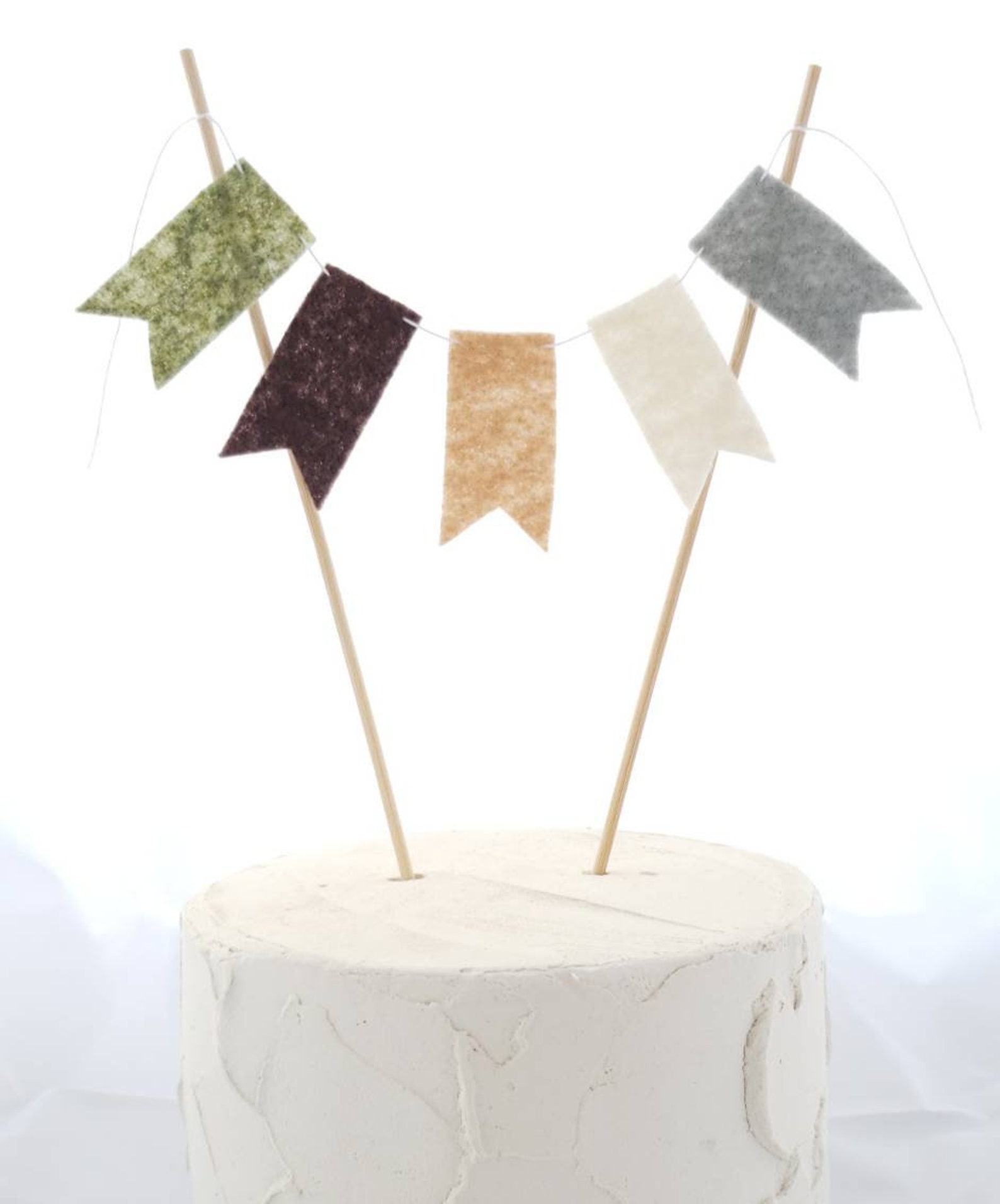 CUSTOM Flag Cake Topper Pink Felt Cake Topper Be My - Etsy