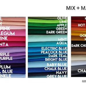 CUSTOM Tiny Felt Bunting - ANY COLOR Tiny Triangle Garland - Fabric ...