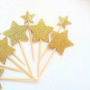 Shooting Star Cake Topper - Twinkle Twinkle Little Star Cake Topper ...