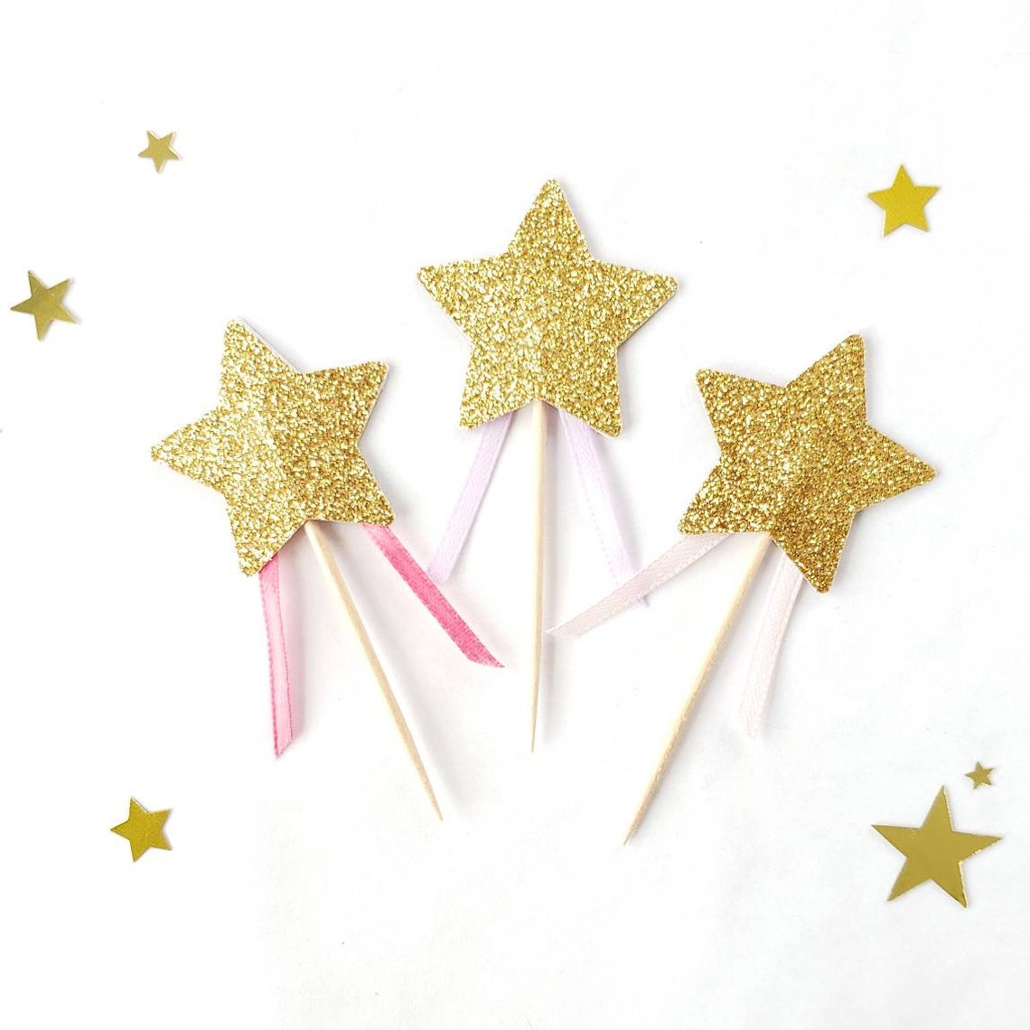 Princess Cupcake Topper Purple and Pink Cupcake Topper Fairy - Etsy