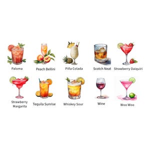 Signature Cocktails | Signature Cocktails Sign | Cocktail Menu Sign ...