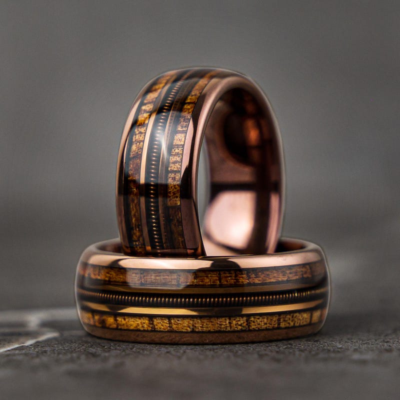 Mens Western Wooden Ring - Etsy