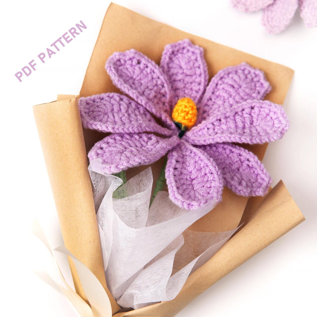 Birthday Gift Gesang Crochet Flower Pattern| Colorful Flower Crochet ...