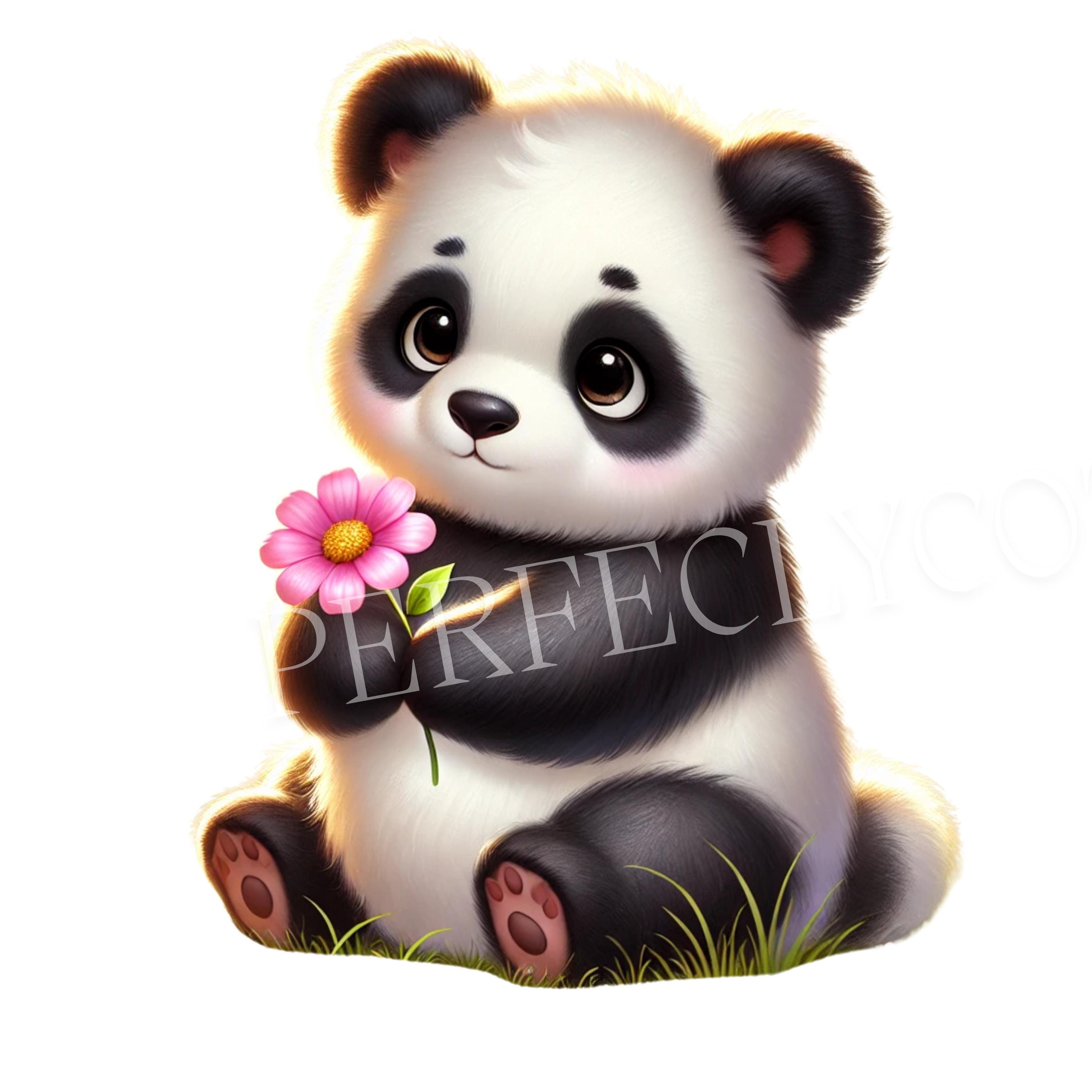13 Png Cute Panda Clipart. - Etsy