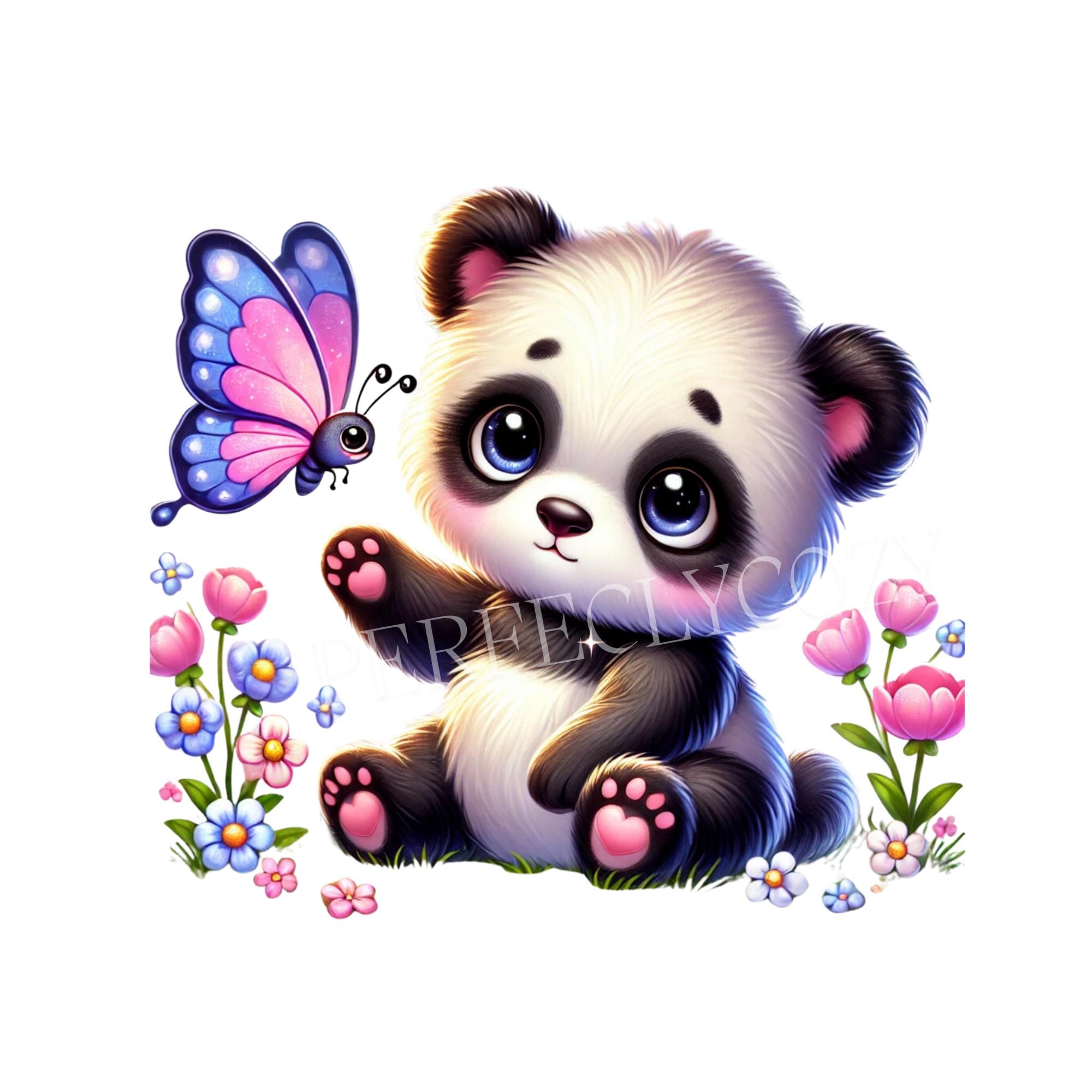 20 PNG Cute Panda Clipart - Etsy