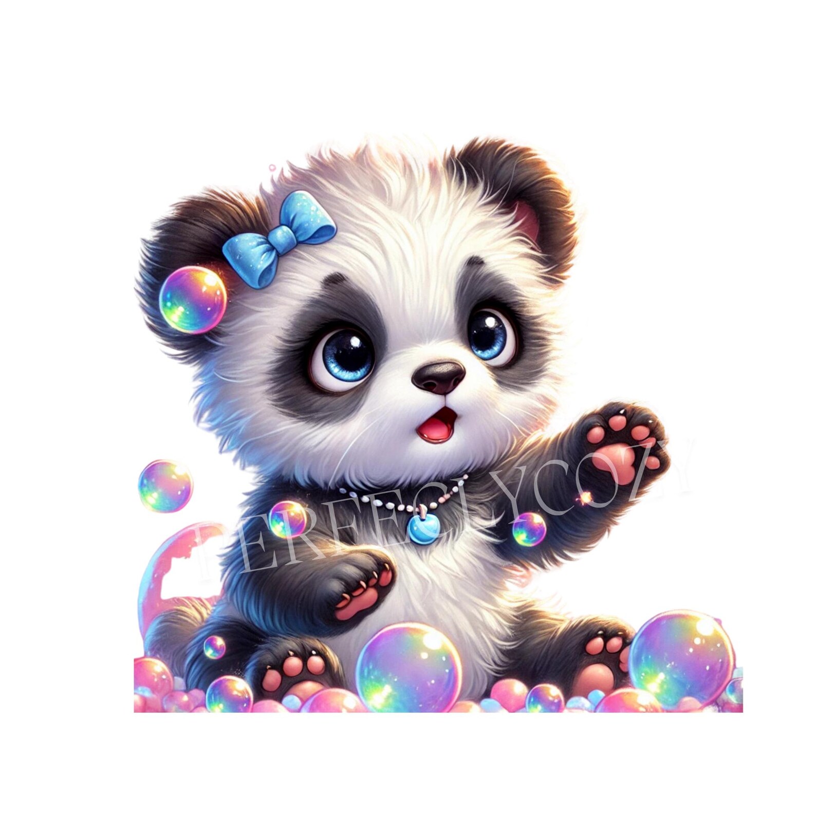20 PNG Cute Panda Clipart - Etsy