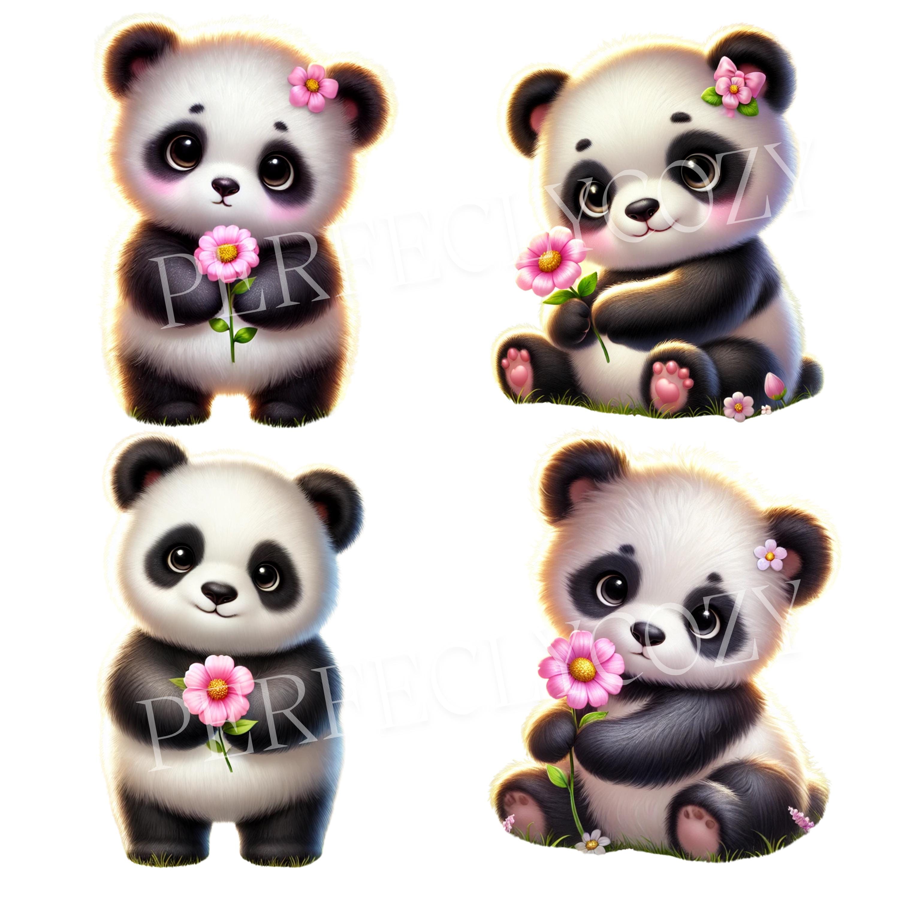13 Png Cute Panda Clipart. - Etsy