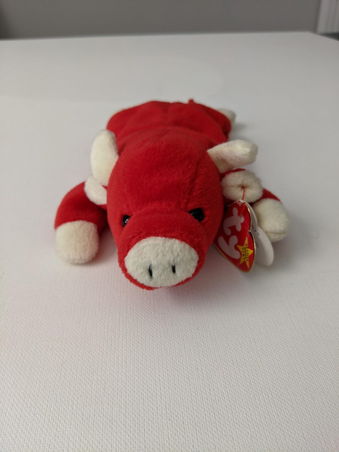 Beanie Babies - Snort the Bull - Etsy