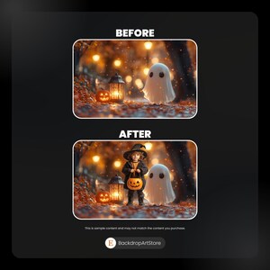 50 Adorable Ghost Premium Backdrops, Cute Halloween Photo Backdrops ...