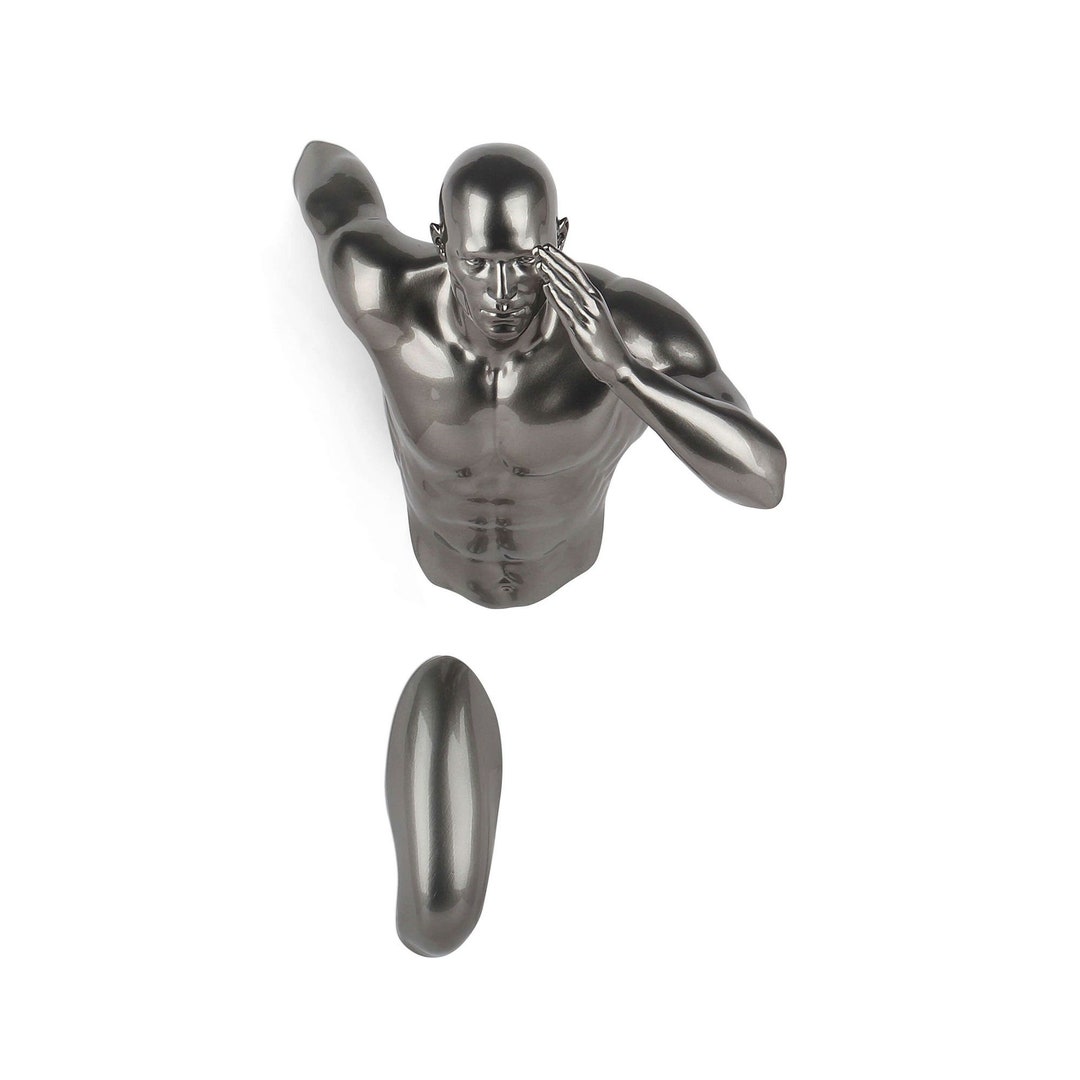 Running Man Sculpture Resin Wall Decoration Realistic Craftsmanship - Etsy