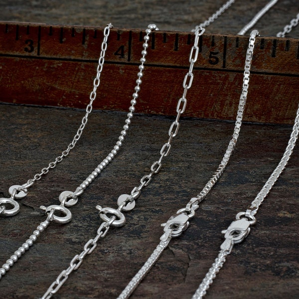 Sterling Silver Chain - Etsy