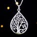 Sterling Silver Tree of Life Filigree Pendant pendant Only - Etsy