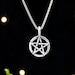 Sterling Silver Little Pentagram, Pentacle - VERY SMALL, Lightweight ...