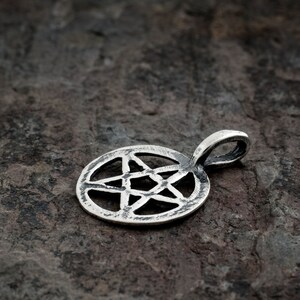 Sterling Silver Little Pentagram, Pentacle - VERY SMALL, Lightweight ...
