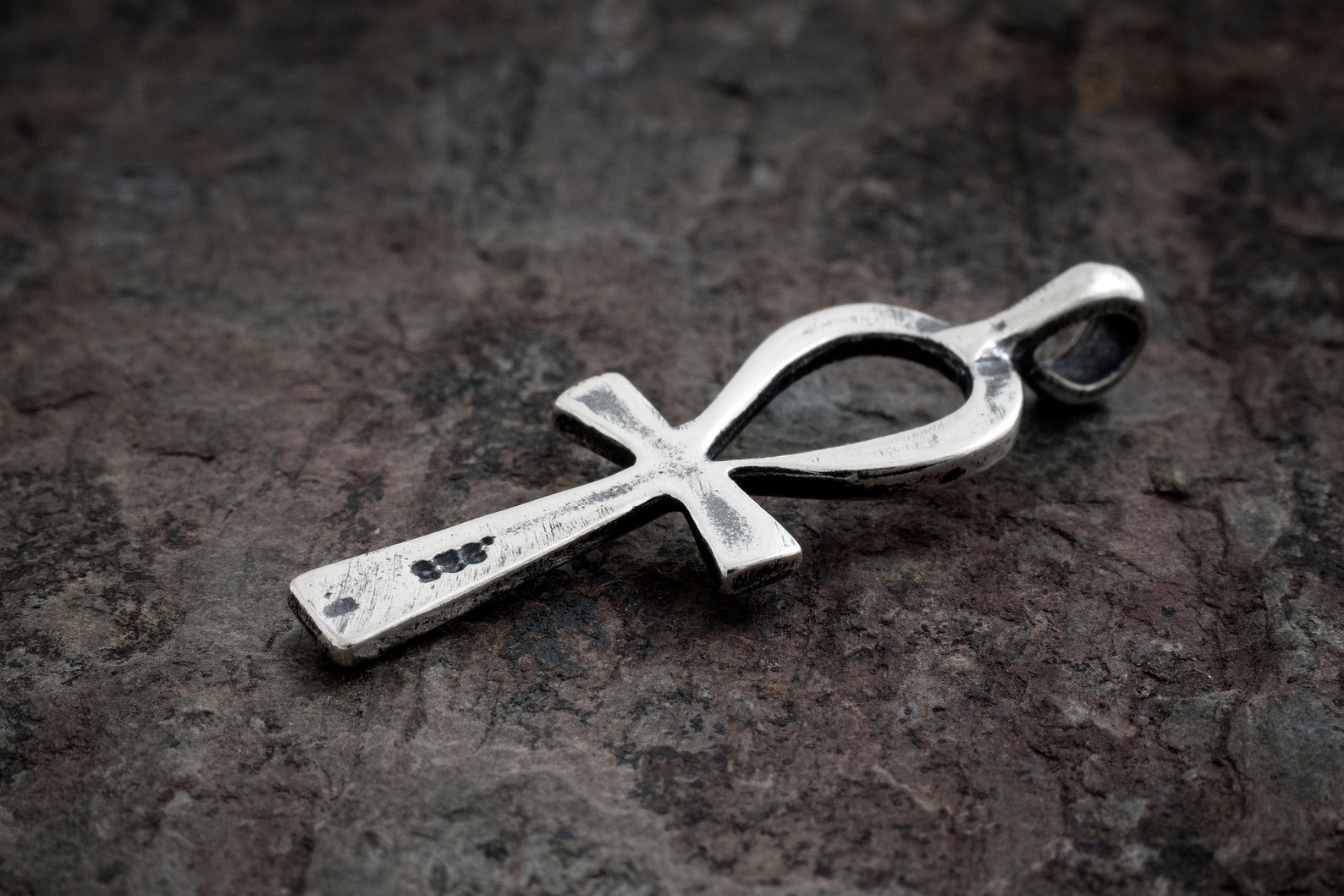 Sterling Silver Ankh SMALL pendant Only or Necklace - Etsy