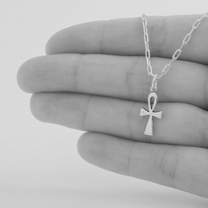 Sterling Silver Teeny Tiny Ankh - VERY SMALL - (charm Only or Necklace ...