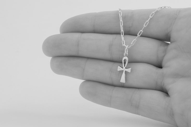 Sterling Silver Teeny Tiny Ankh VERY SMALL Simple Everyday - Etsy