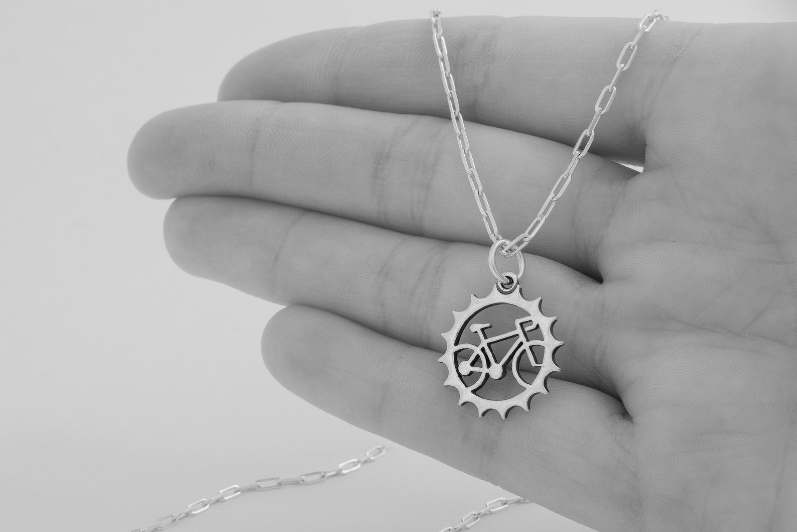 Sterling Silver Bicycle Charm - SMALL - Cyclist, Bike Lover Gift ...