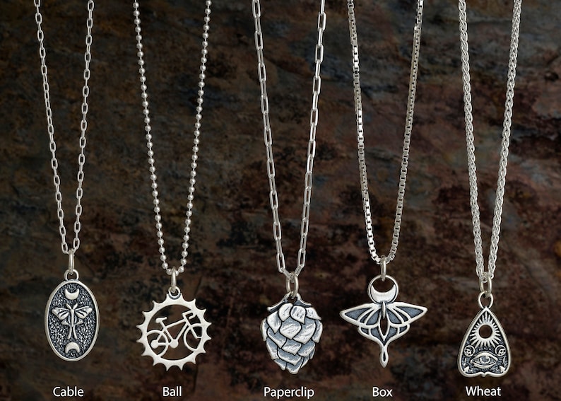 Sterling Silver Pentagram Planchette - VERY SMALL - (charm Only or ...