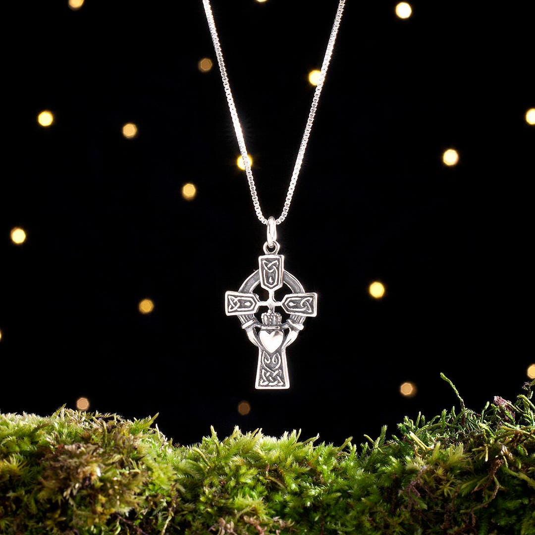 Irish Celtic Cross Claddagh