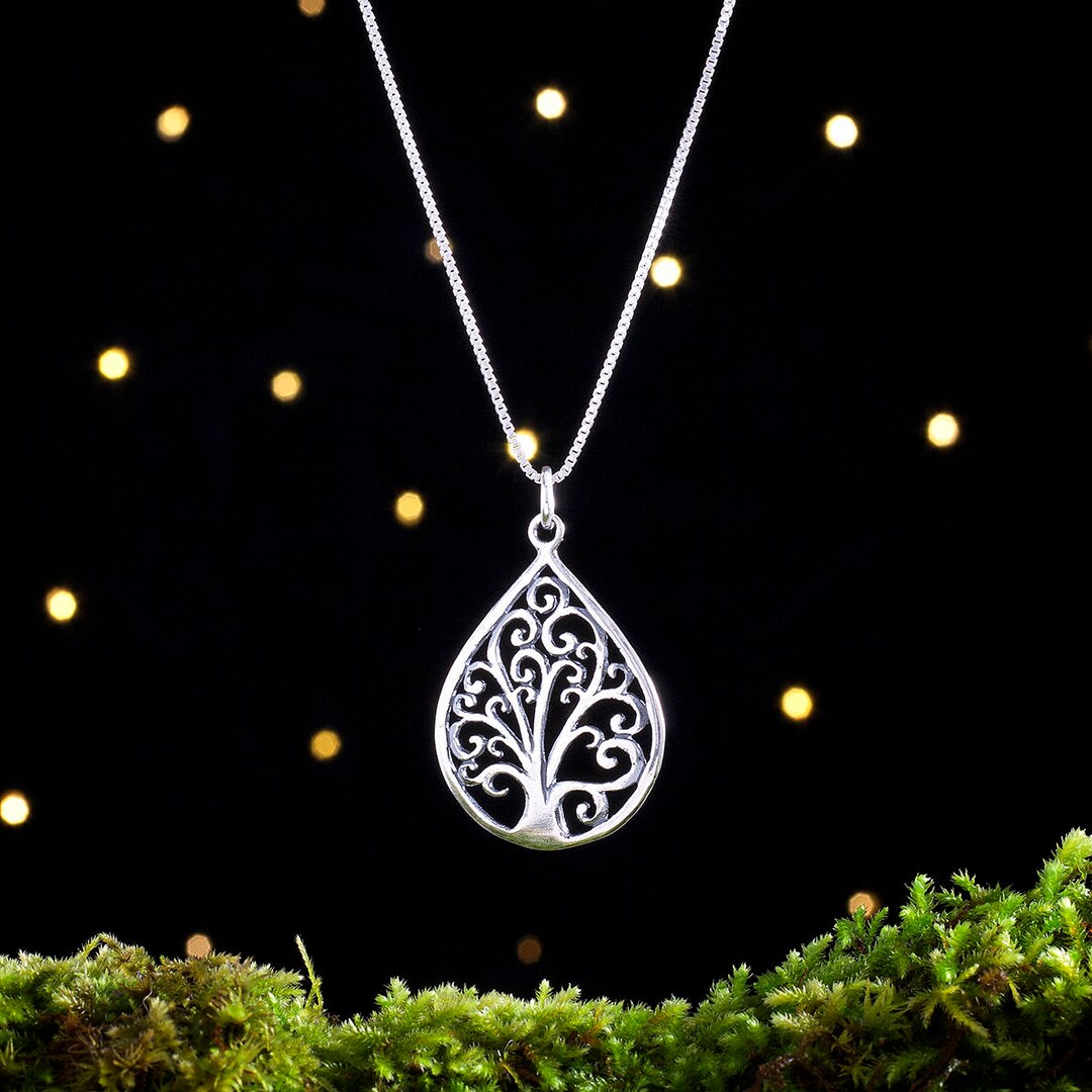 Sterling Silver Tree of Life Filigree Pendant pendant Only or Necklace ...