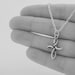 Sterling Silver Little Celtic Infinity Cross - VERY SMALL, Double Sided ...
