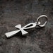 Sterling Silver Teeny Tiny Ankh VERY SMALL charm Only or Necklace ...