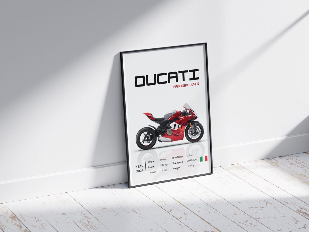 Ducati Panigale V4 R Poster: Superbike Art Print (digital Download) - Etsy