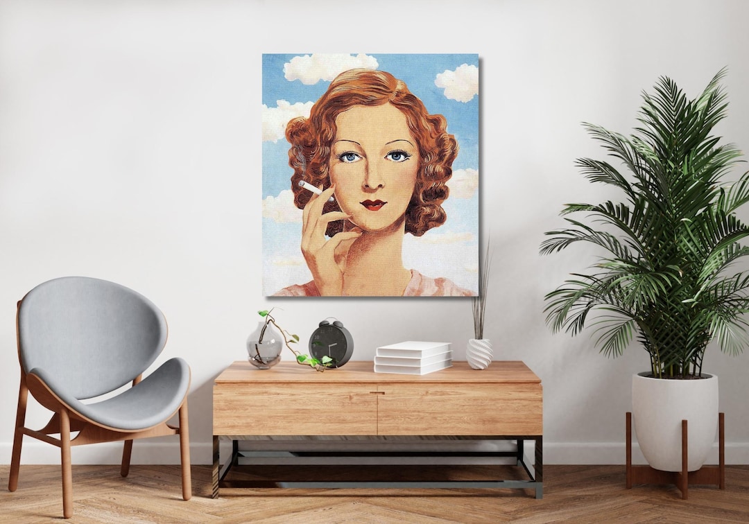 Georgette Magritte by Rene Magritte Oil Painting Print Arts, Rene ...