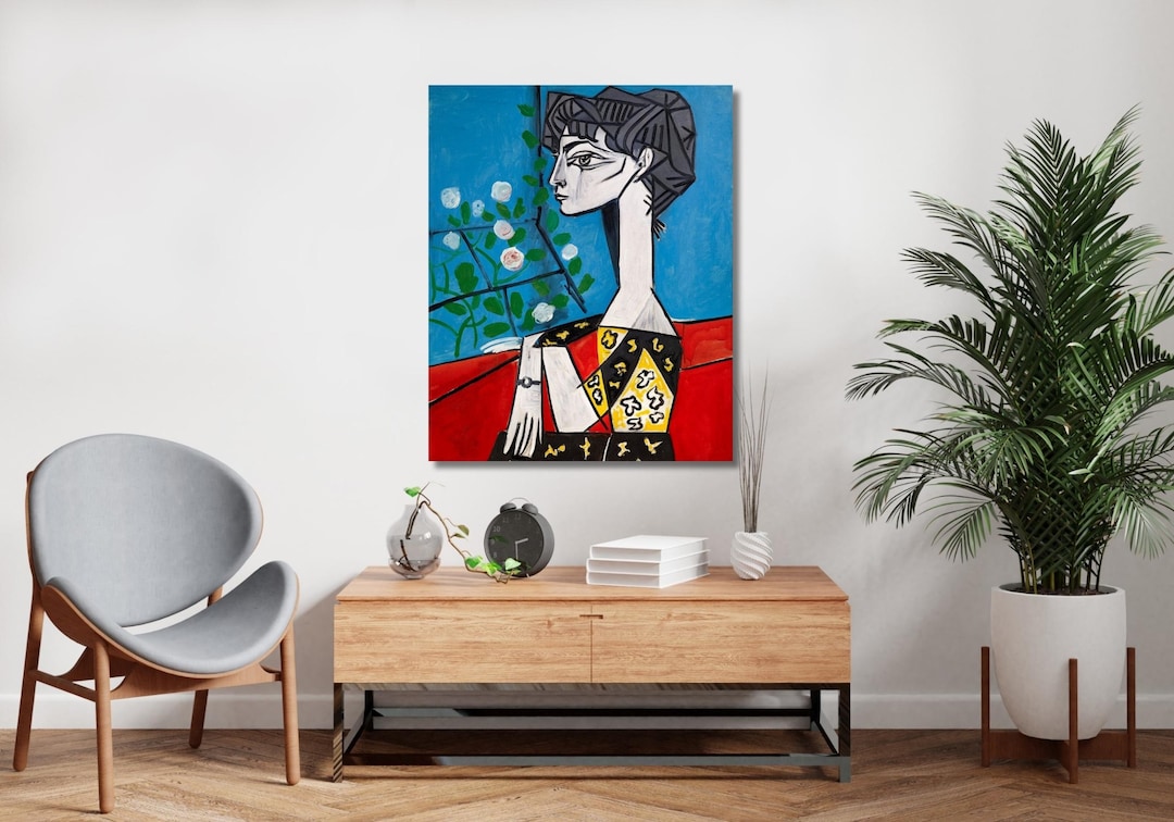 Jacqueline With Flowers by Pablo Picasso Oil Painting Prints, Pablo ...