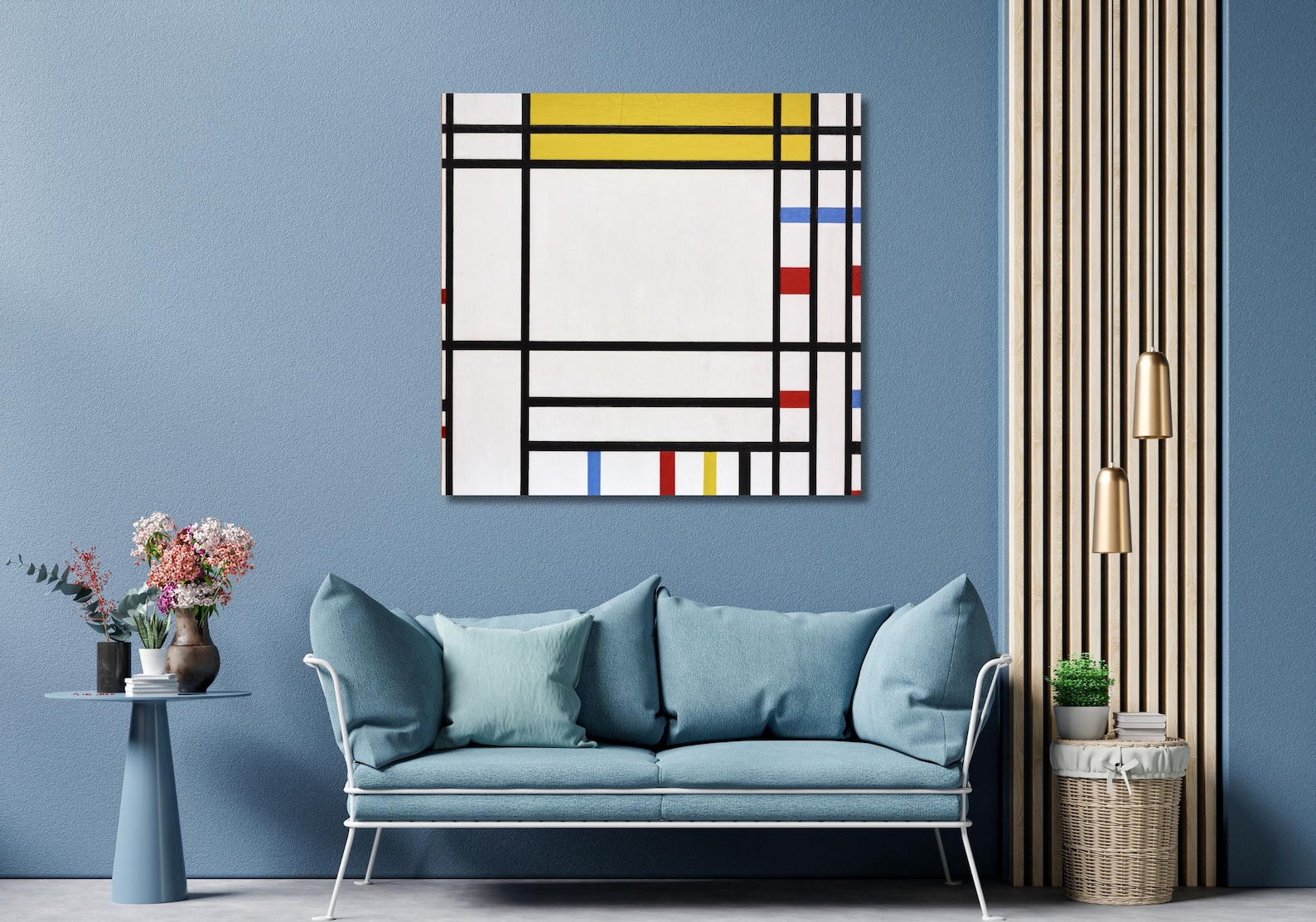 Piet Mondrian Place De La Concorde Oil Painting Prints, Neoplasticism ...