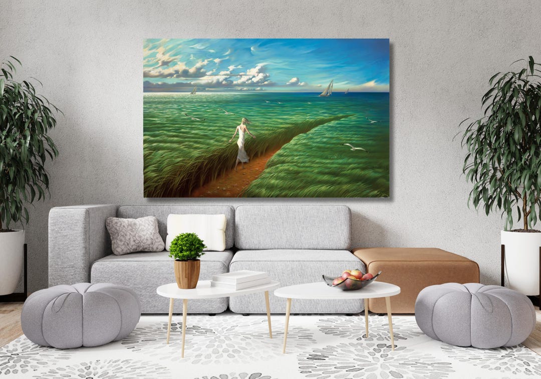 Vladimir Kush Infinity Trail Oil Painting Print, Vladimir Kush Artwork ...