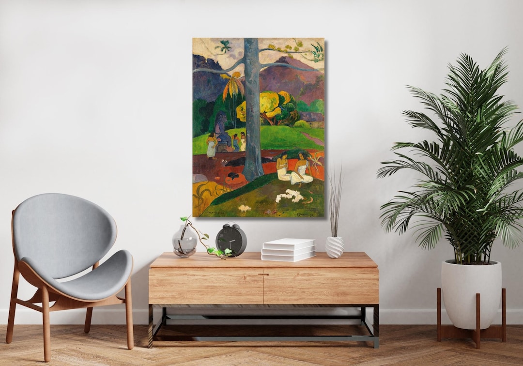 Mata Mua by Paul Gauguin Oil Painting Print, Paul Gauguin Wall Art ...