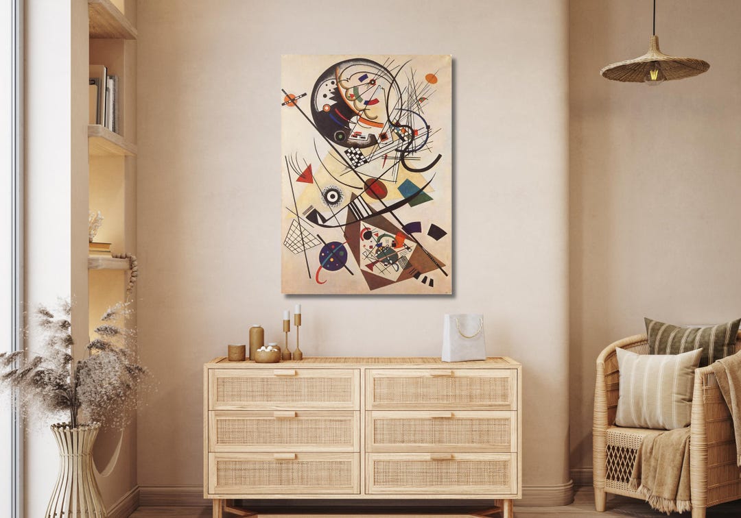 Wassily Kandinsky Transverse Line 1923 Oil Painting Prints, Wassily ...